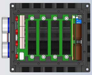 CCE-3VX4 VPX CUBE Conduction Cooled 4 slot 3U VPX - Dawn VME Products