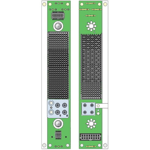 VPX-8467 3U VITA 67.1 Single Slot Backplane - Dawn VME Products